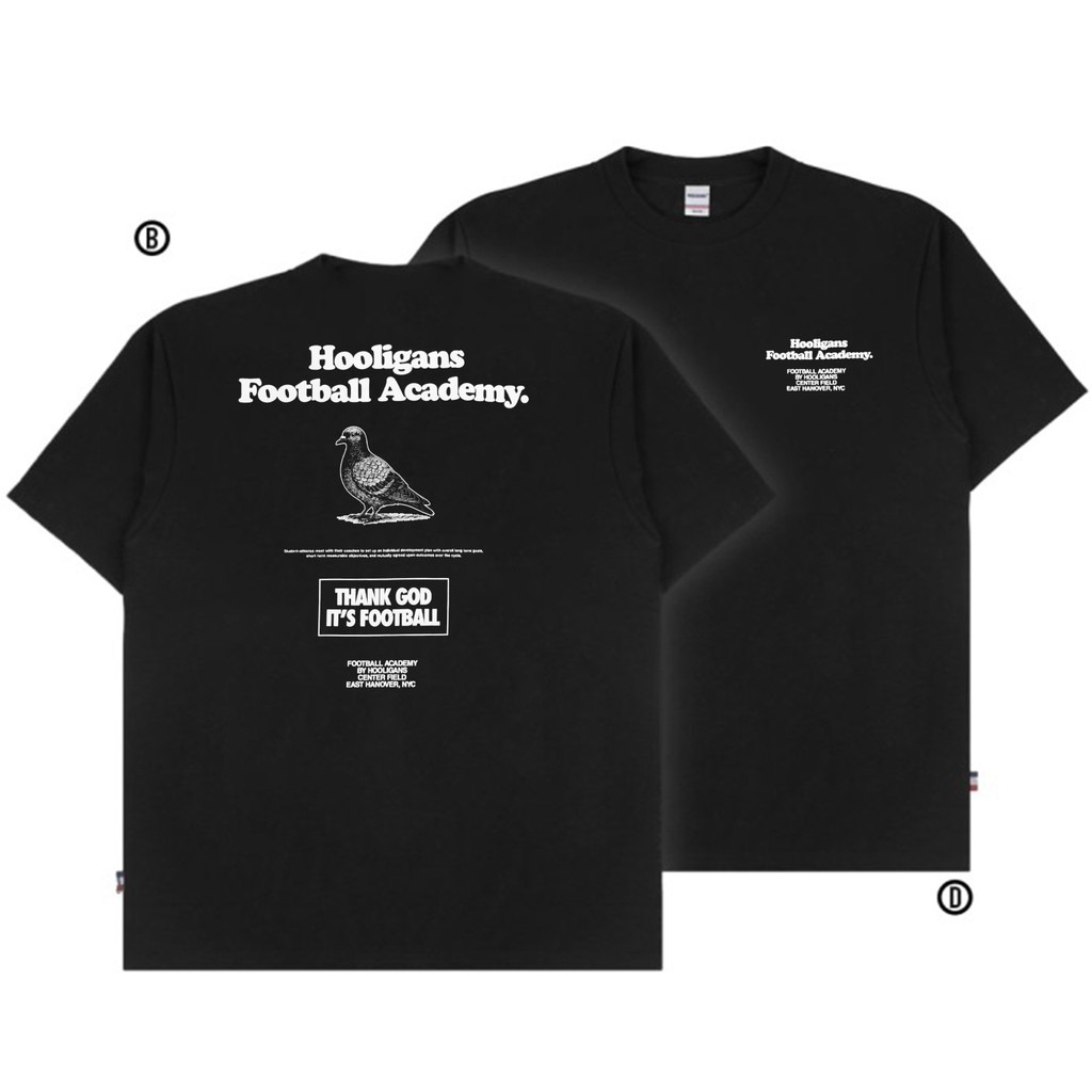 Jual HOOLIGANS T-Shirt PJ Academy Black | Shopee Indonesia