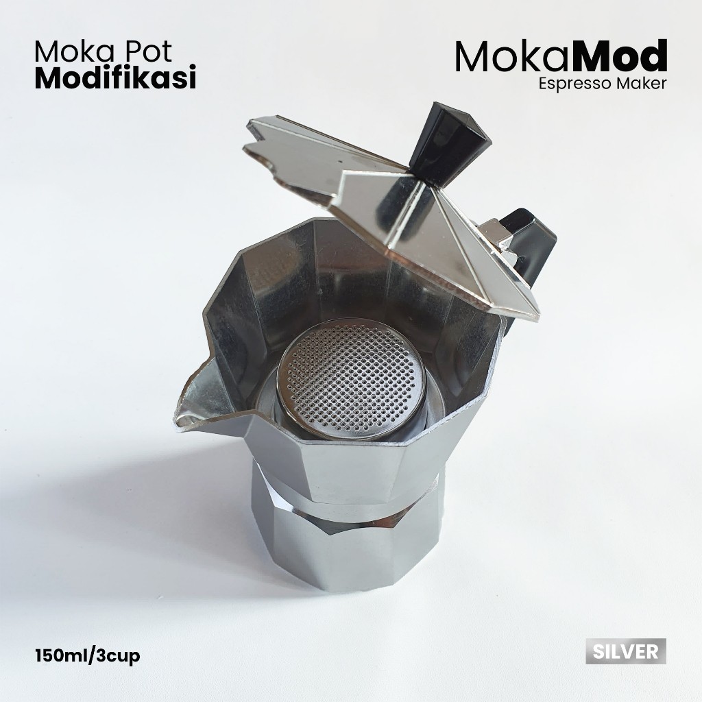 Jual KIOSBERTHA OS Moka Pot Modifikasi Costume Upgrade 150ml ala mesin ...