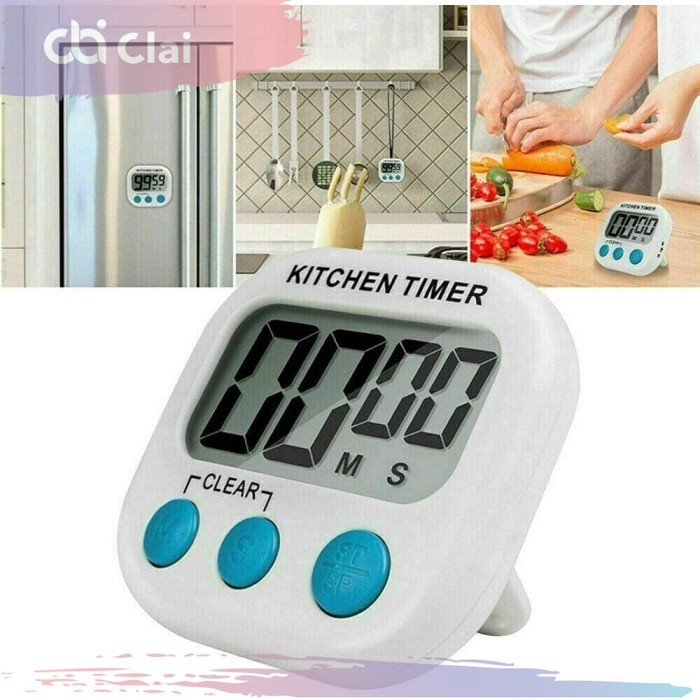 Jual Serbaguna Digital Kitchen LCD Timer Stopwatch Stop Watch JS-118 ...