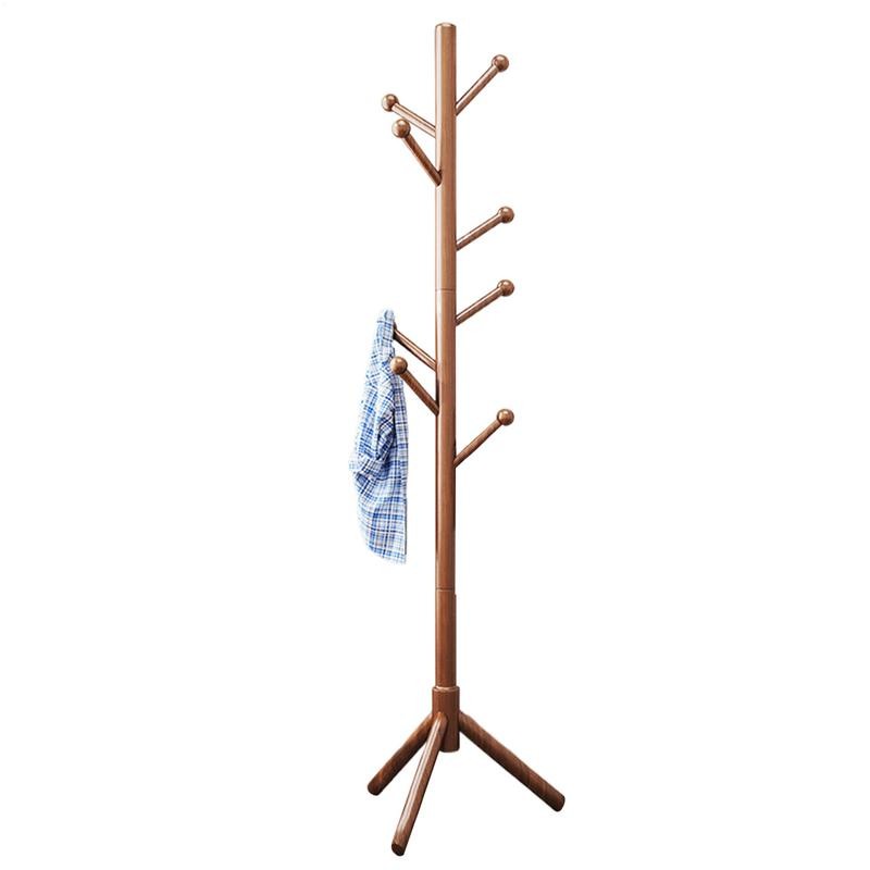 Jual Wood Tree Coat Rack Floor Hanging Clothes Rack Clothes Rack ...