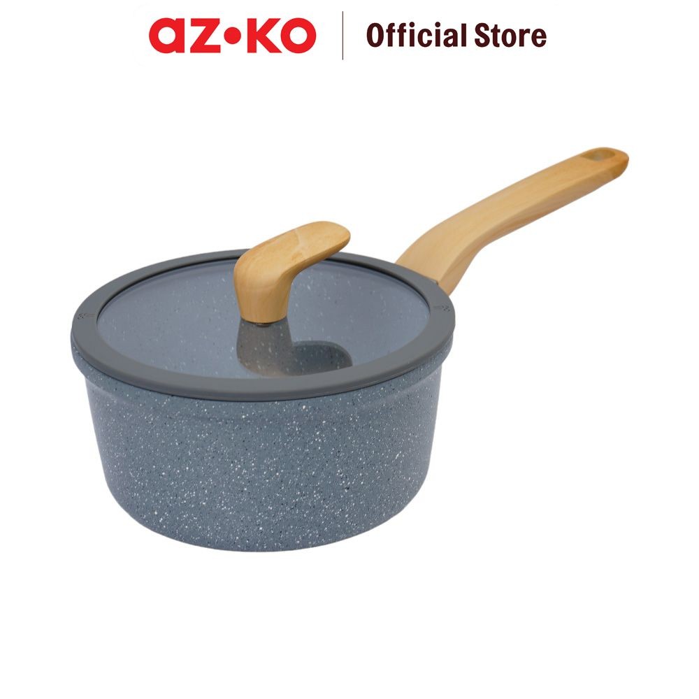 Jual AZKO Culinart 18 cm Ultima Panci Saucepan Dengan Tutup - Abu-Abu ...