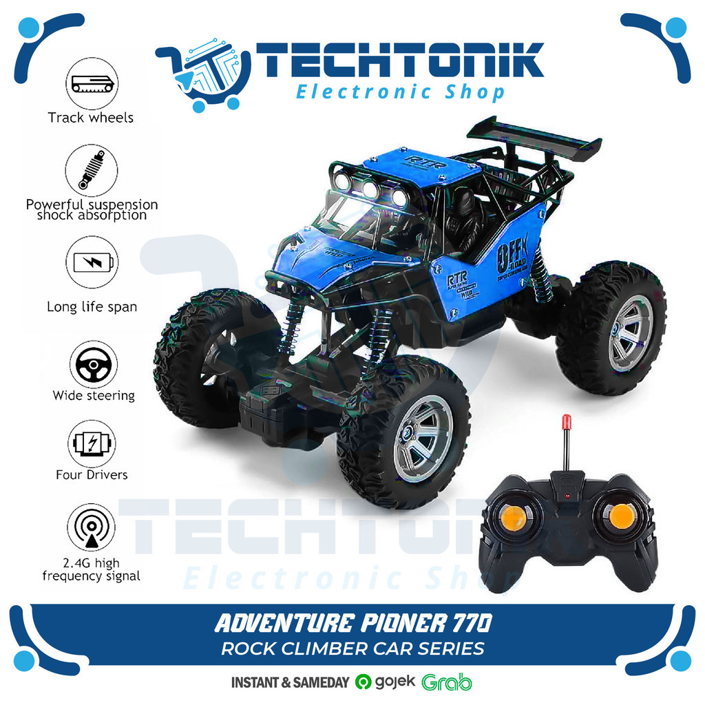 Jual BOL94 Mobil Mainan REMOTE CONTROL Monster Truck 770 RTR Rock ...