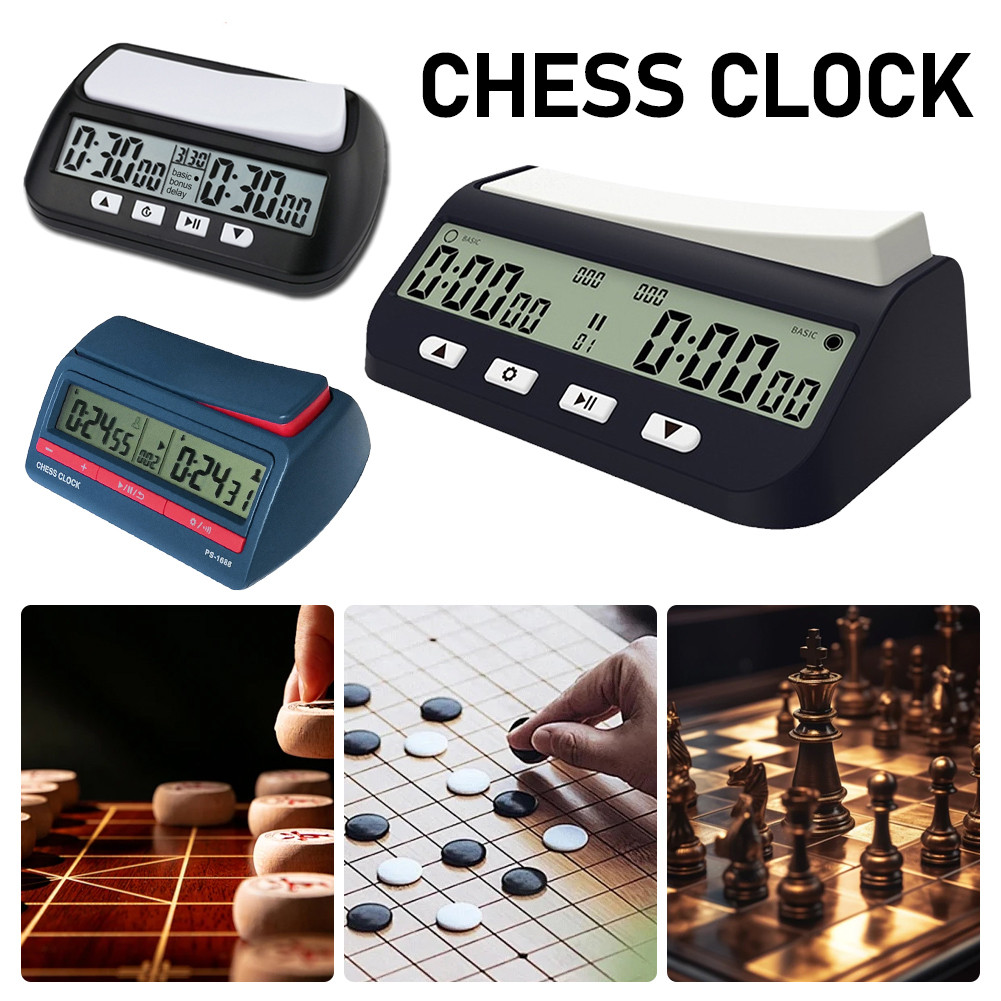 Jual Professional Chess Clock Multipurpose Portable Digital Chess Timer ...