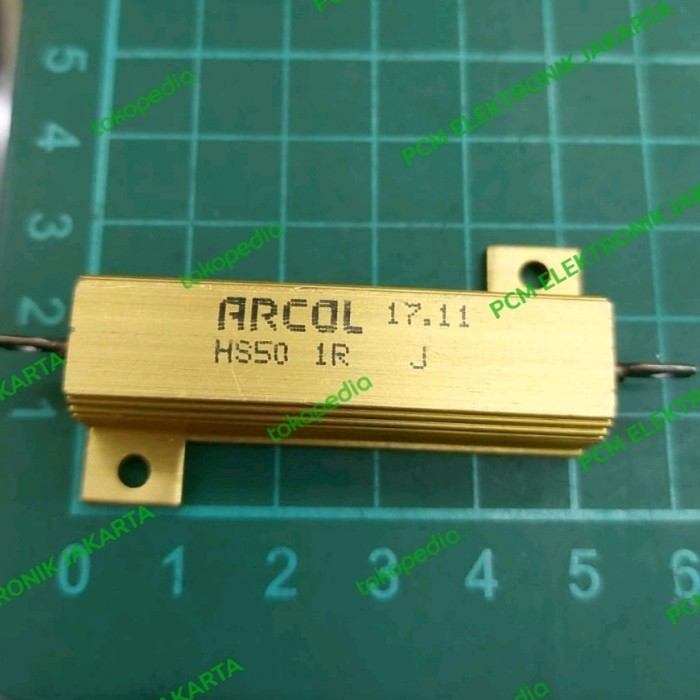 Jual SB99 resistor 50w 50watt 50 watt r50w r 1ohm 1 ohm 1r 1rj rj arcol ...