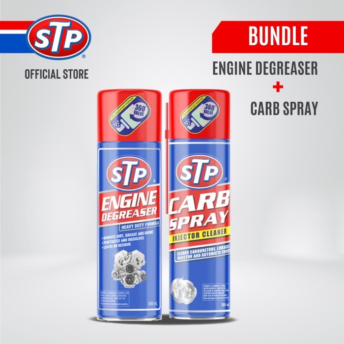 Jual STP [BUNDLE] Carb Spray 500 mL + Engine Degreaser Pembersih Mesin ...