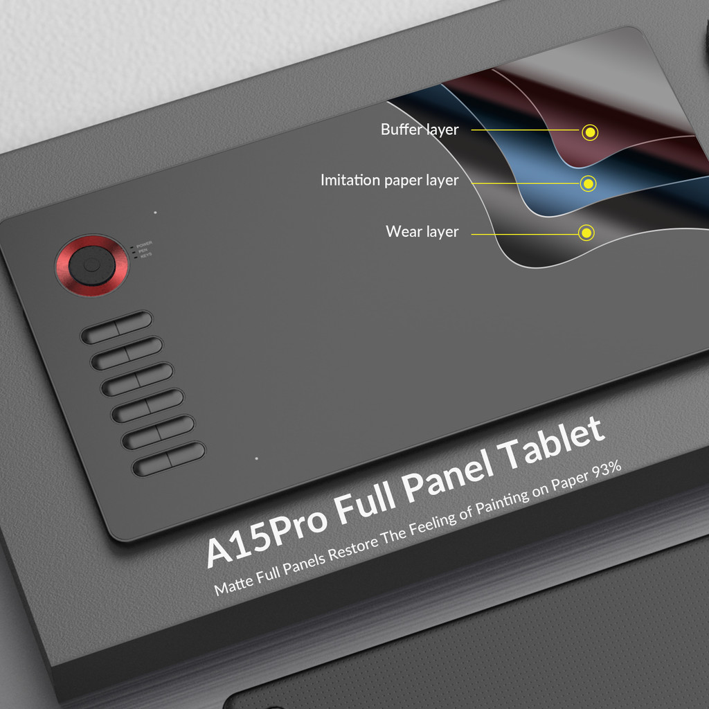 Jual Graphics Tablet VEIKK A15PRO gital Drawing Tablet with Battery ...