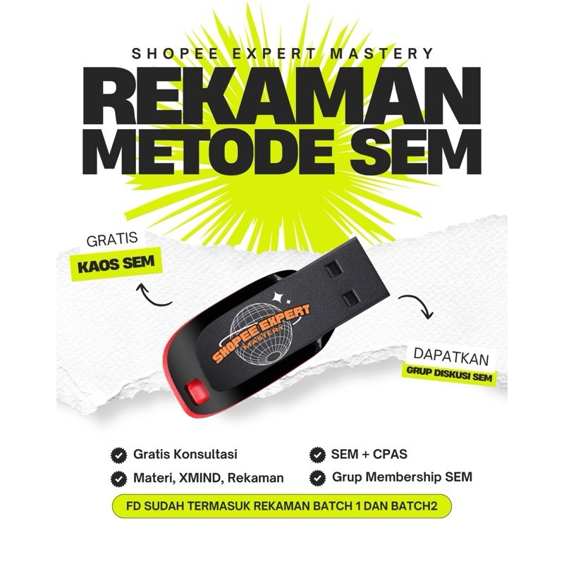 Jual [Premium] METODE SEM (SHOPEE EXPERT MASTERY) | Shopee Indonesia