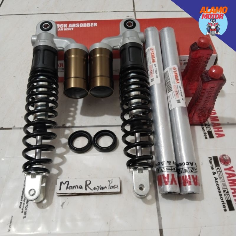 Jual As Shock Depan+Belakang N-Max New N-Max 155 Sepasang komplit Depan+Belakang As Shock+Sil ...