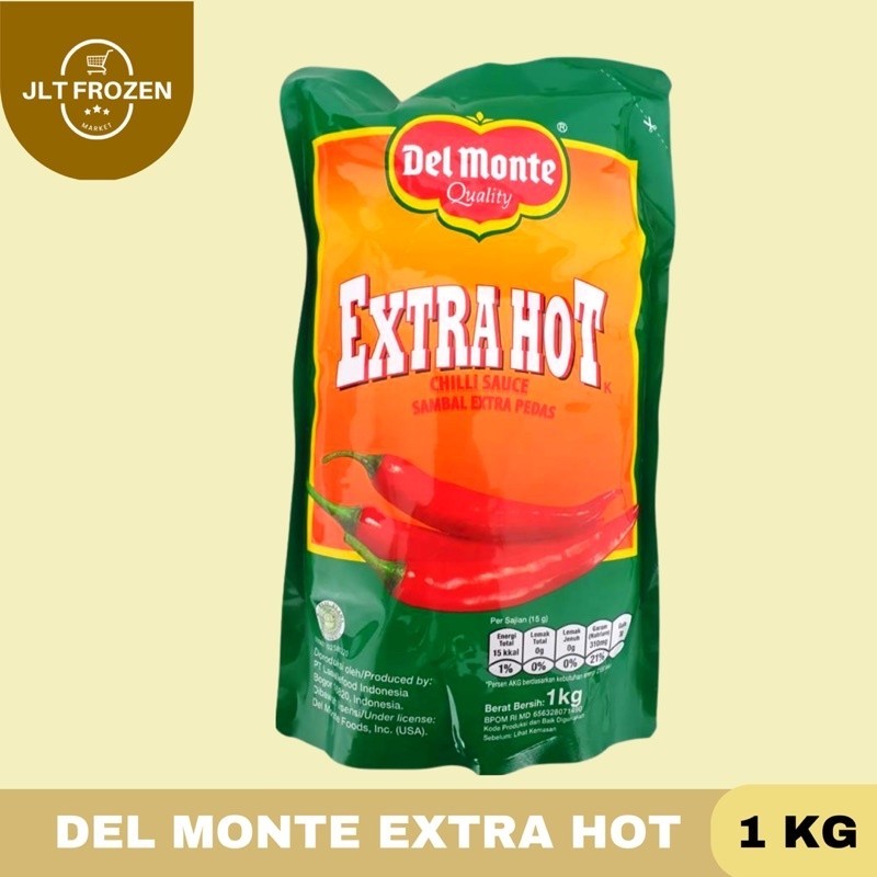 Jual Delmonte Saus Sambal Extra Hot / Saus Cabe Pedas 1 KG | Shopee ...