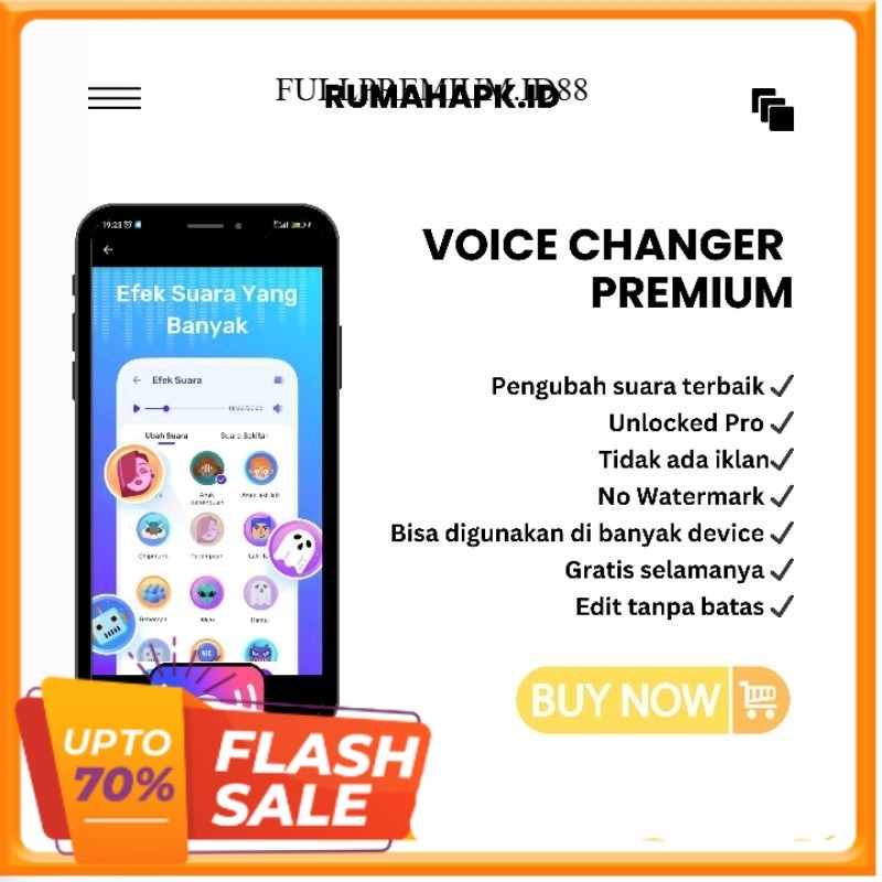 Jual Buy 2 Get 1 Aplikasi Android Voice Changer Pro Terbaru Lifetime ...