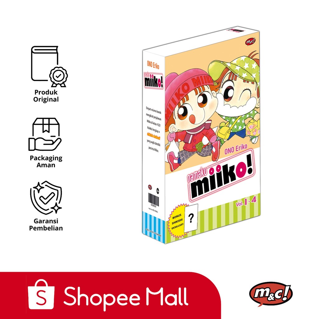 Jual M&C - Namaku Miiko Box set 4 in 1 | Shopee Indonesia
