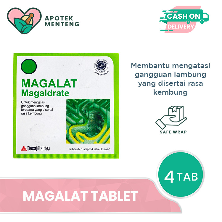 Jual Magalat 4 Tablet - Obat Gangguan Lambung | Shopee Indonesia