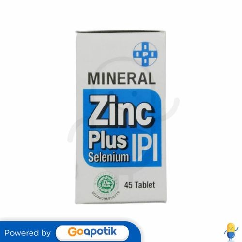 Jual Ipi Mineral Zinc Plus Selenium Botol 45 Tablet | Shopee Indonesia