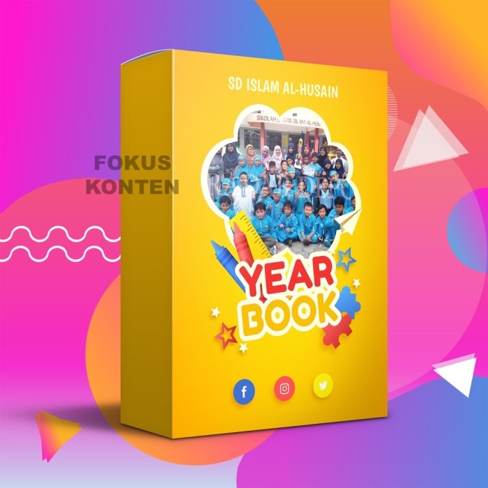 Jual 15 Desain Cover Buku Tahunan Exclusive CDR v24 - Digital Konten ...
