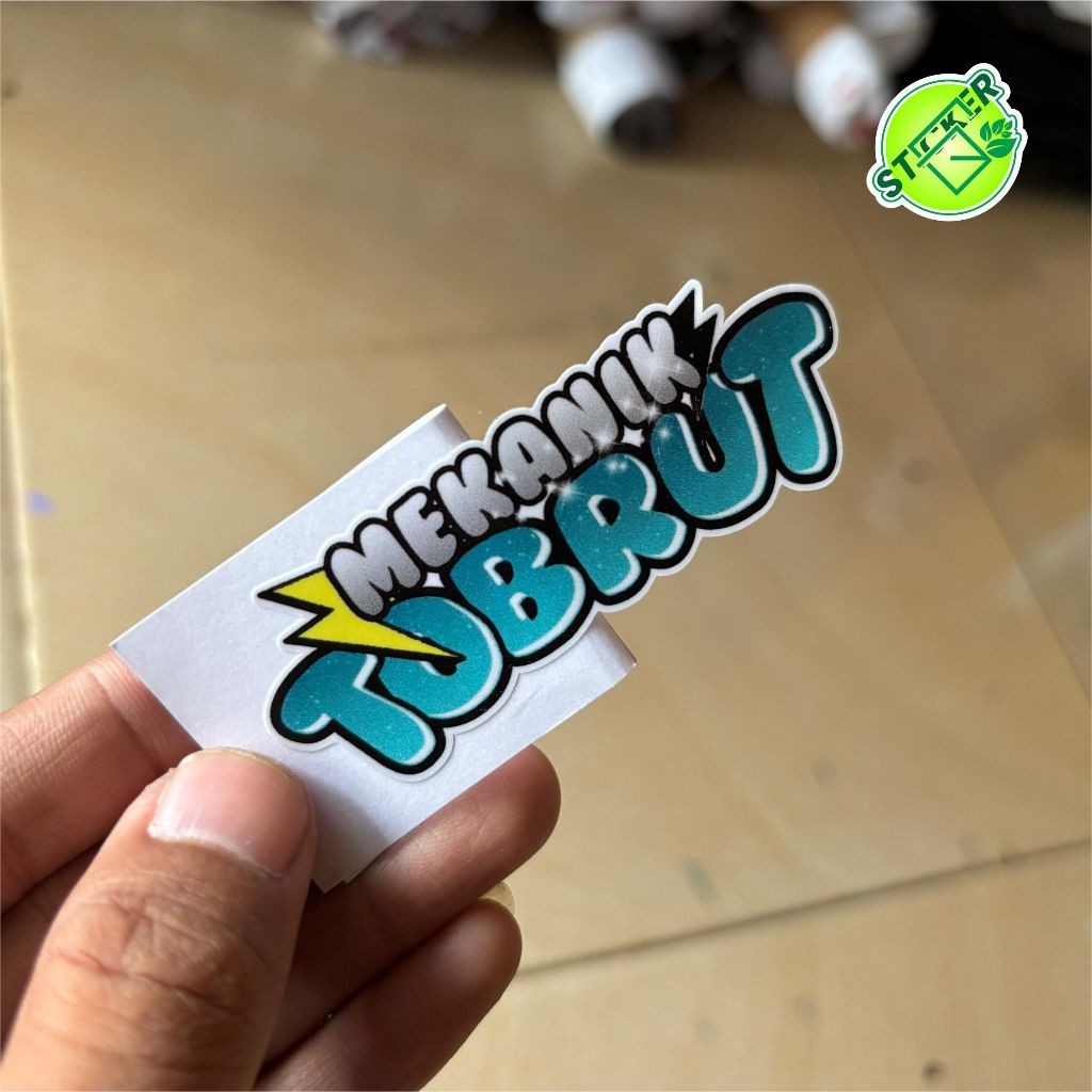 Jual STIKER SATUAN PRINTCUT MEKANIK TOBRUT TINGGAL TEMPEL | Shopee ...