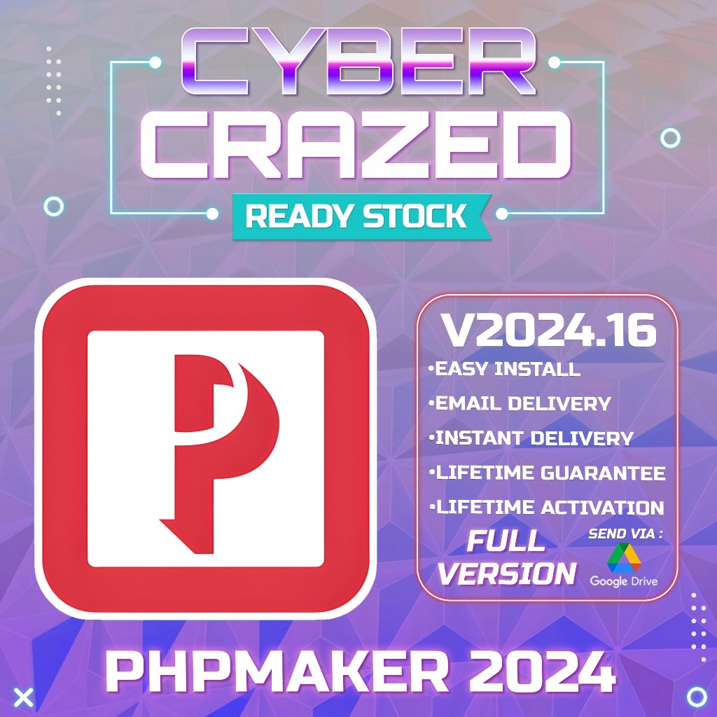 Jual PHPMaker 2024.16 Full Version (Versi Terbaru) | Shopee Indonesia