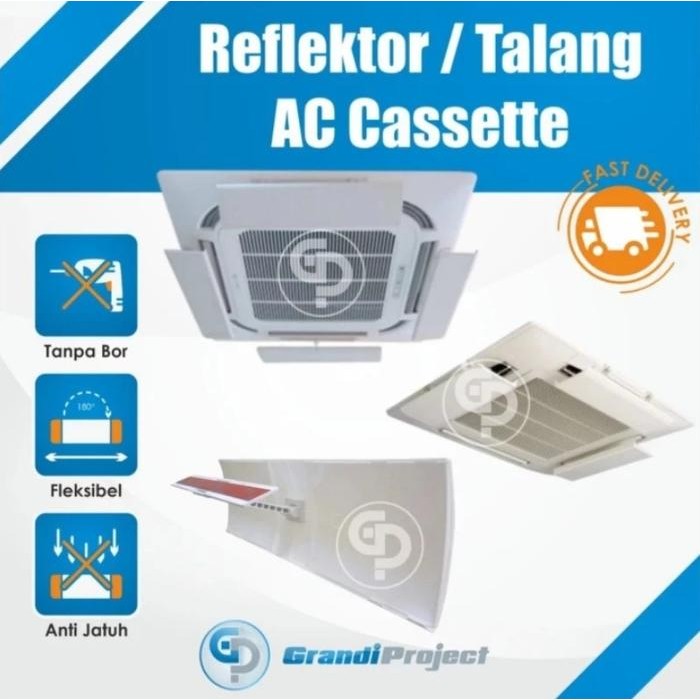 Jual GRANDI Reflektor / Talang AC Cassette - AC Central | Shopee Indonesia
