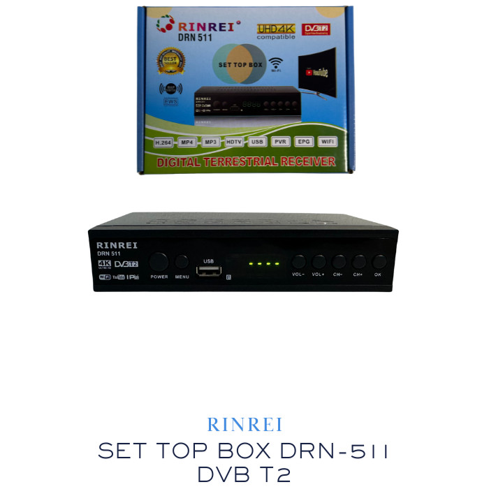 Jual Set Top Box Rinrei DRN 511 DVB T2 TV Digital Receiver STB Rinrei ...