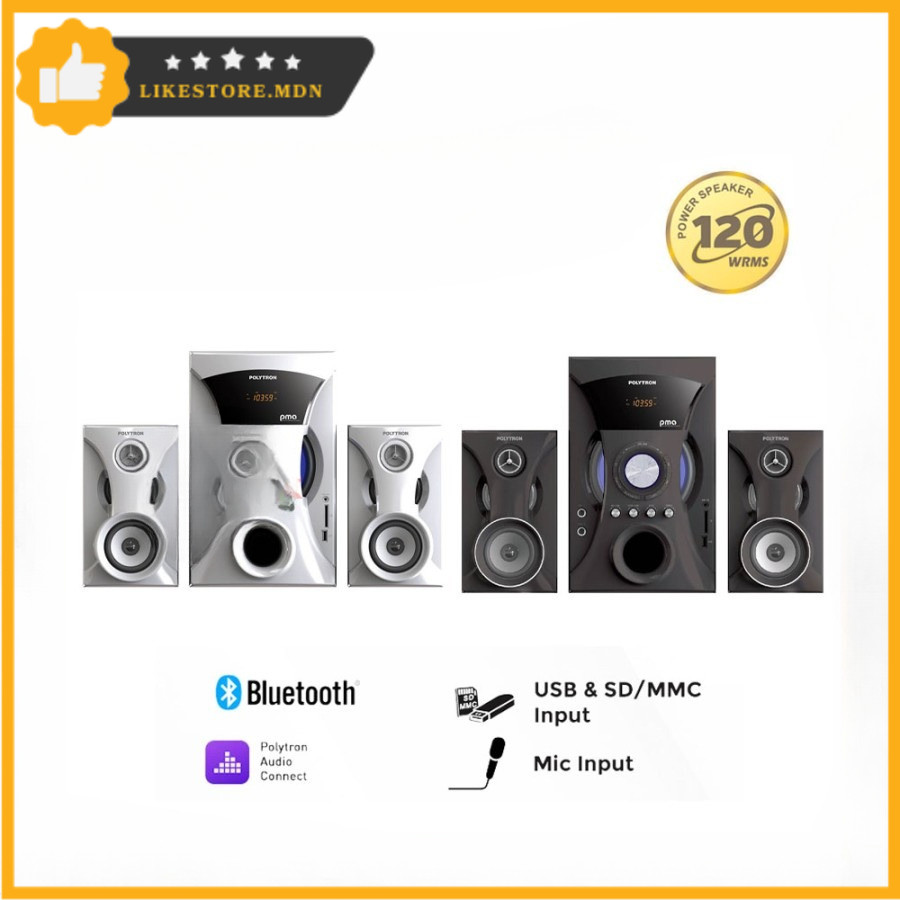 Jual POLYTRON SPEAKER MULTIMEDIA PMA 9525/9522/9321 GARANSI RESMI ...