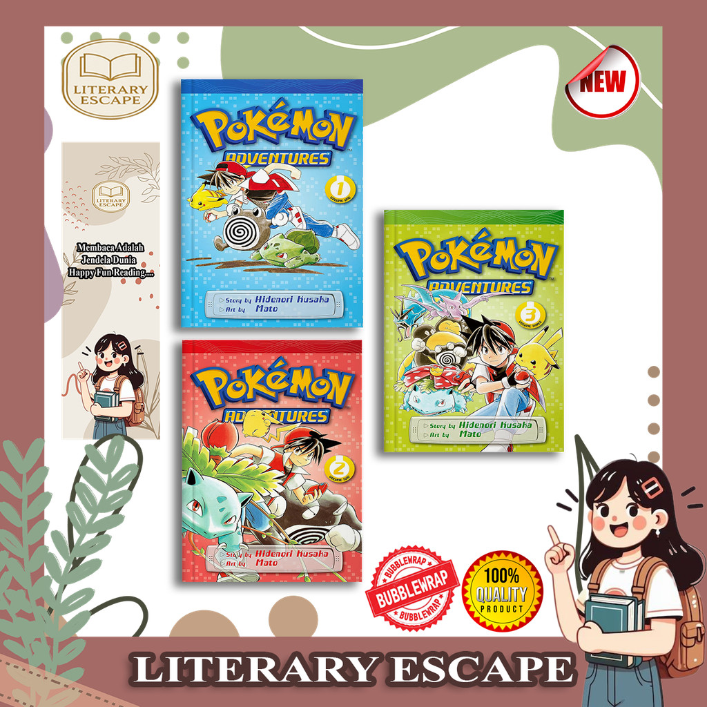 Jual Komik Pokemon Adventures (29 book series) (English) | Shopee Indonesia