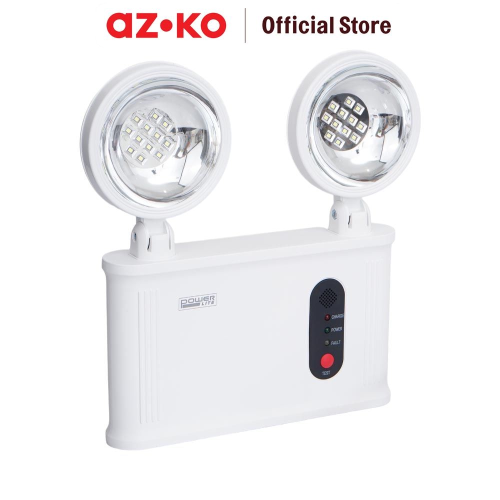 Jual AZKO Powerlite Lampu Darurat Twin Lit Emergency Lamp Lampu Camping Portable Travel Light ...