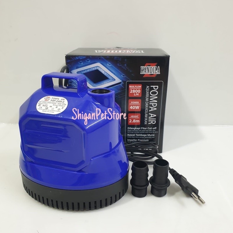 Jual gw42qf KANDILA PSP 2400 Z Pompa Air Celup Aquarium Kolam Ikan ...