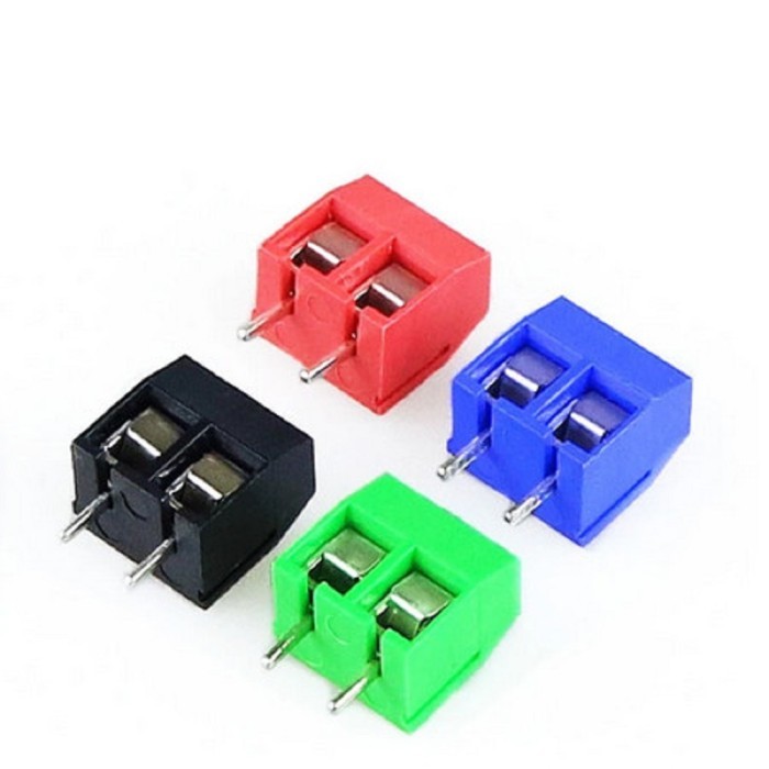 Jual Terminal Block Biru 2pin Screw Connector pitch 5.0mm 250V 16A ...