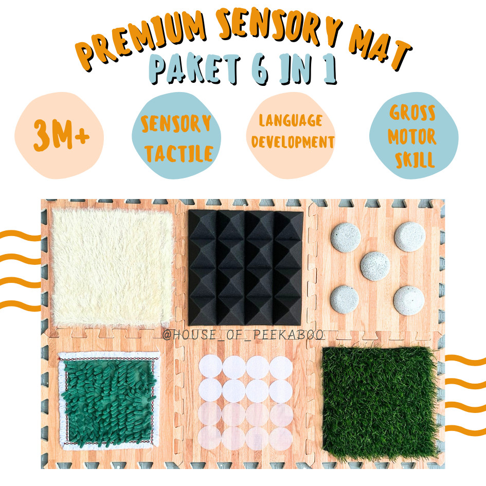 Jual BO73 House of Peekaboo - [PAKET 6 IN 1] Sensory mat playmat ...