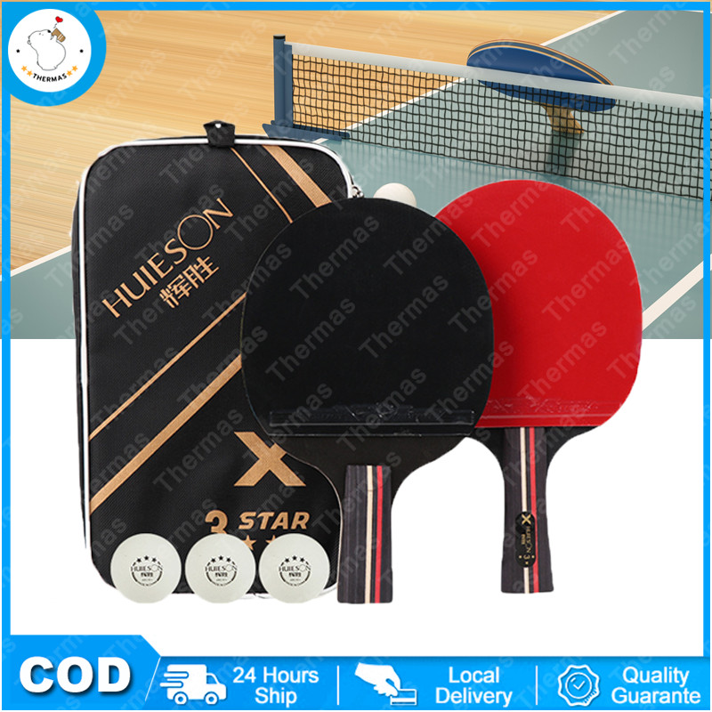 Jual Raket Tenis Meja Pemukul Silang Kayu Murni Peregangan Tinggi Set ...