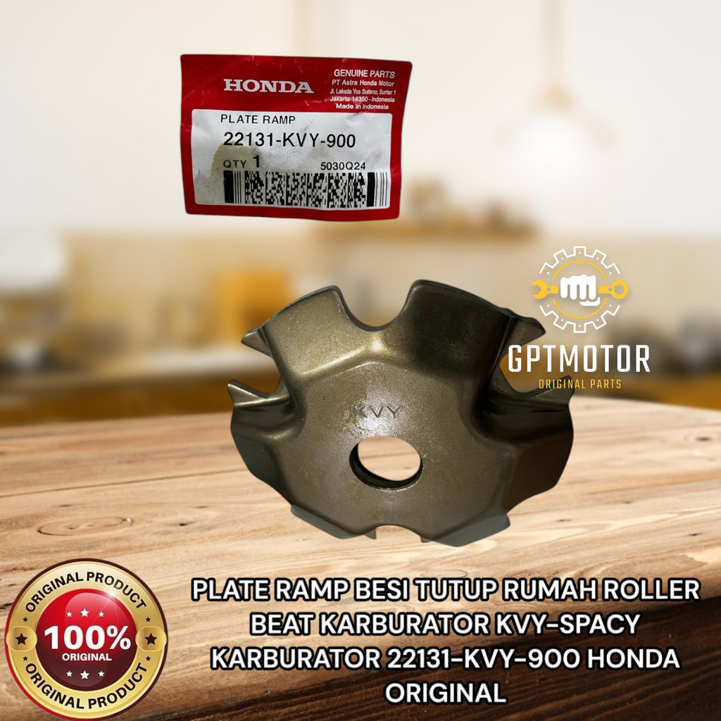 Jual PLATE RAMP BESI TUTUP RUMAH ROLLER BEAT KARBURATOR KVY-SPACY ...