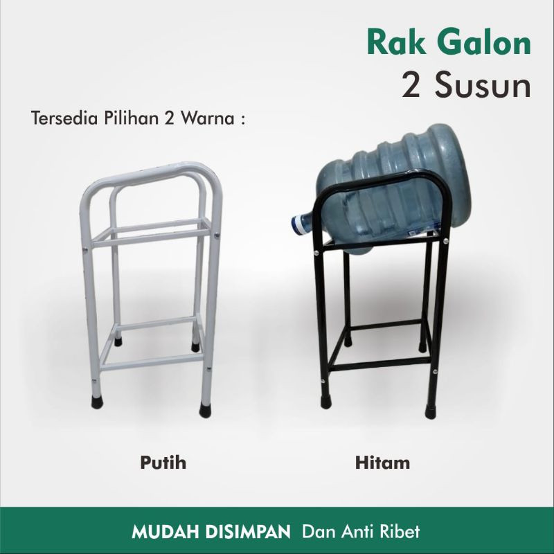 Jual AL37RY Rak Galon Susun 4 Tempat Galon Susun Besi Roda | Shopee ...