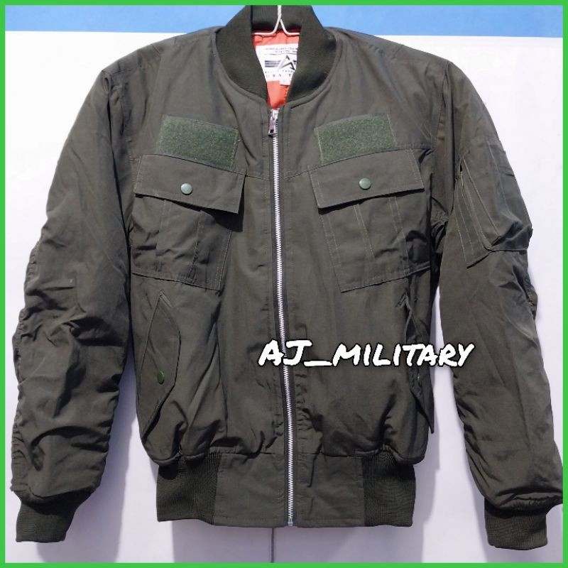 Jual JAKET HIJAU ARMY BOMBER TACTICAL MODEL BARU UNTUK TNI, AURI ...