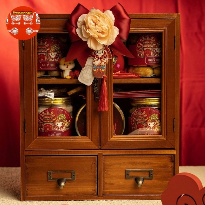 Jual Hampers Imlek 2025 Wine / Parcel Imlek Kue Kering Wine 2025 / Hampers Chinese New Year 2025 ...