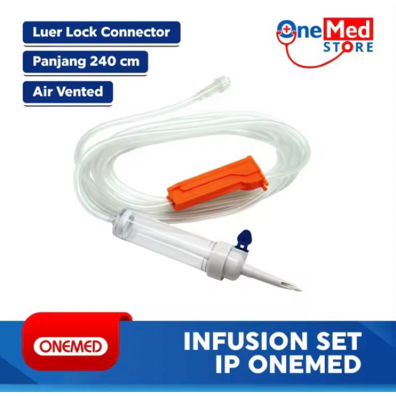 Jual Infus Set IP Infusion Set IP OneMed Box isi 20pcs. | Shopee Indonesia