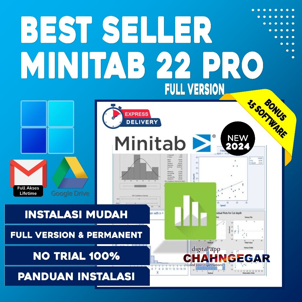 Jual MINITAB 22 ORIGINAL LICENSE FULL STATISTIK MINITAB 21 KEY - 1PC | Shopee Indonesia
