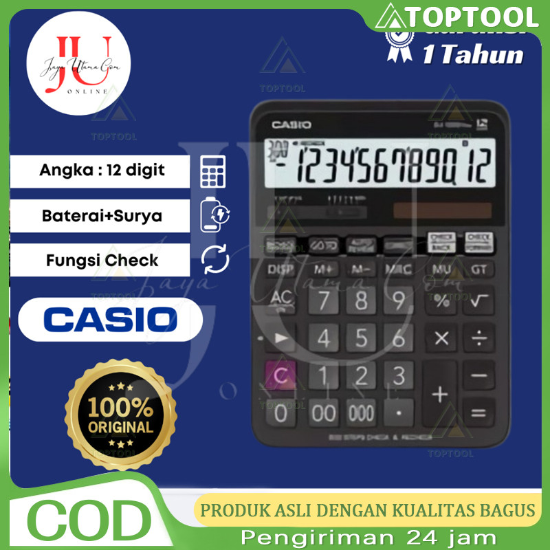 Jual CASIO Desktop Calculator /Kalkulator kerja Casio ilmiah MJ-120D ...
