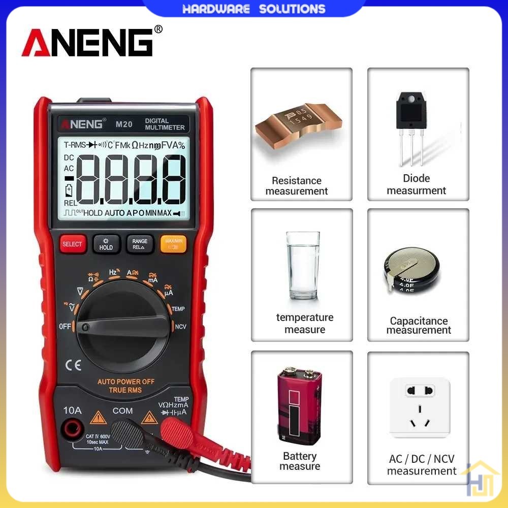 Jual ANENG Alat Pengecekan Listrik Digital Multimeter Voltage Tester ...