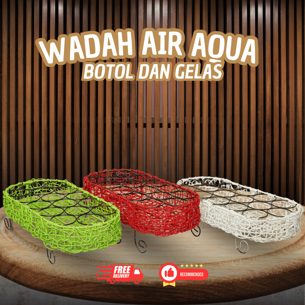 Jual Tempat / Wadah Aqua Gelas Dan Botol Isi 8 Dan 16 Lubang Mewah ...