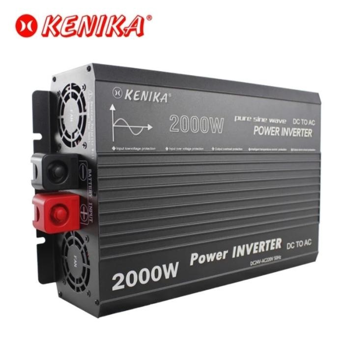 Jual KENIKA POWER INVERTER PSW 2000W-24VDC / PURE SINE WAVE 2000W 24DC ...