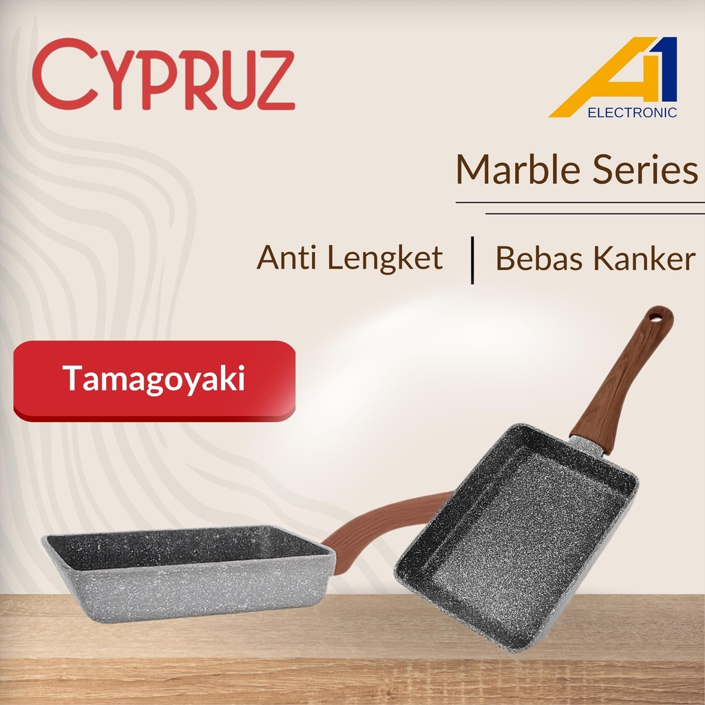 Jual Cypruz Fry Pan Omelette FP 0643 Wajan Penggorengan Tamagoyaki 18 Cm Induksi | Shopee Indonesia