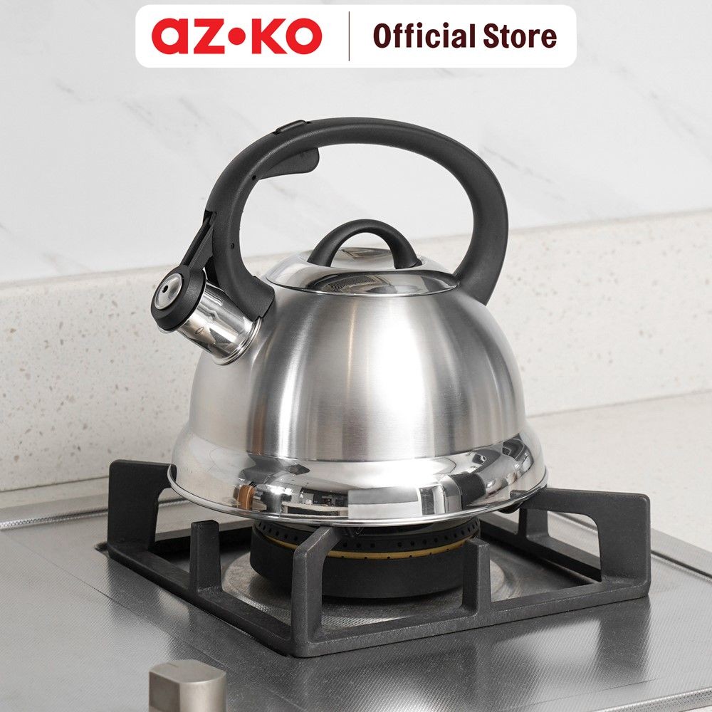 Jual AZKO Krischef 2.3 ltr Teko Air Kettle Stainless Steel Wadah Masak ...
