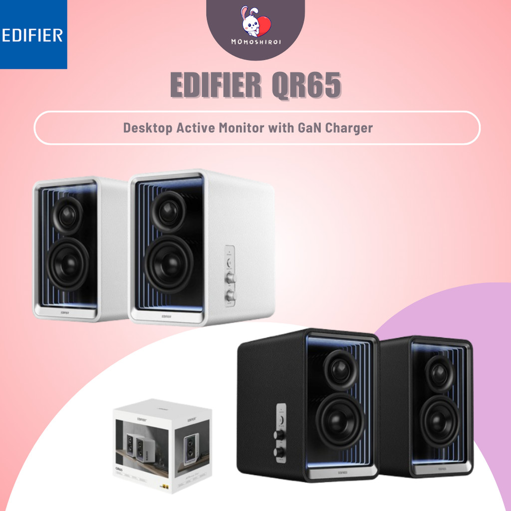 Jual EDIFIER QR65 Desktop Active Monitor with GaN Charger | Shopee ...
