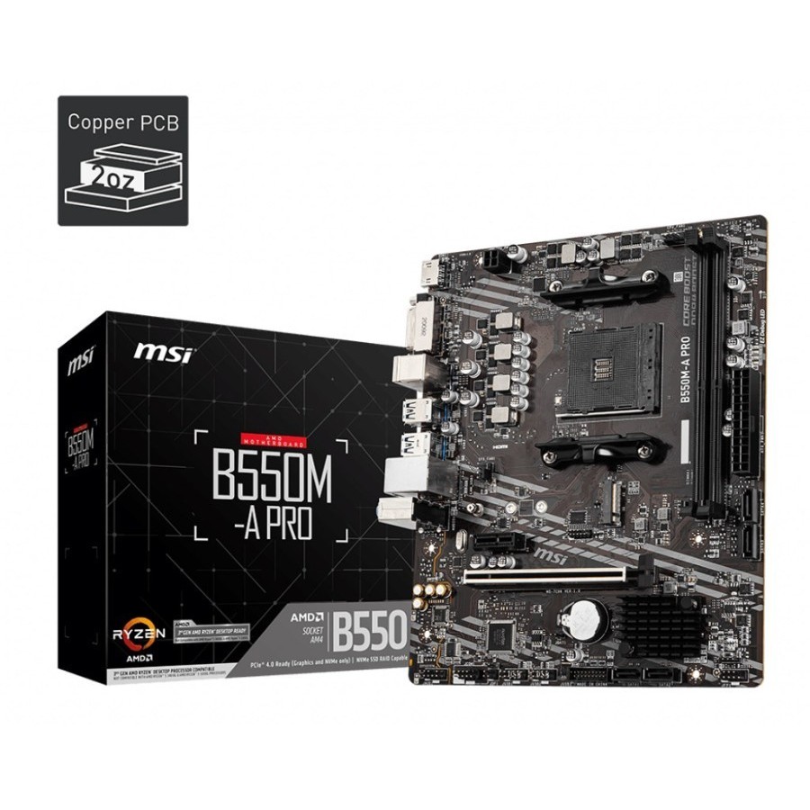 Jual Motherboard MSI B550M-A PRO B550M A PRO (AM4, AMD, B550, DDR4 ...