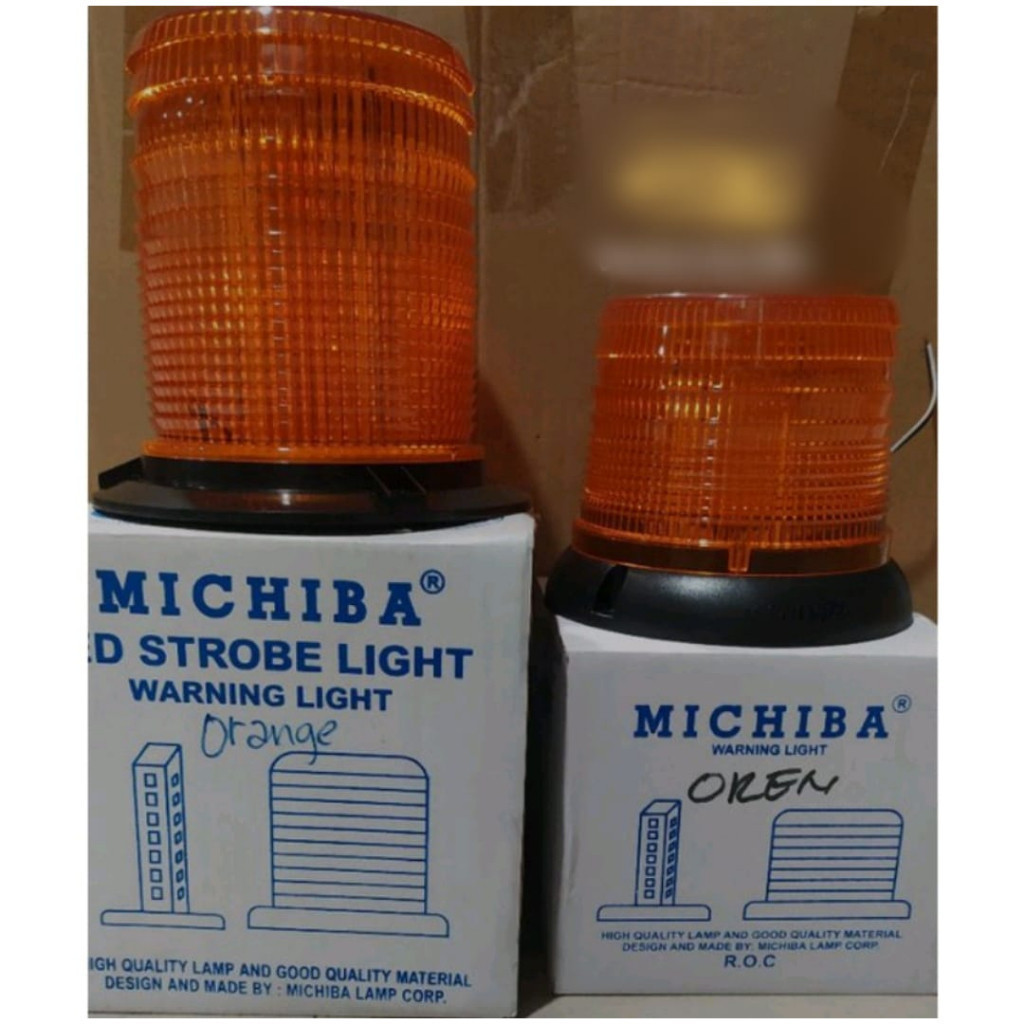 Jual Lampu LED Rotari Blitz Truck M.Ciba Orange 12-24 Volt | Shopee ...