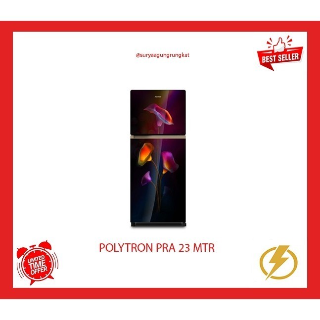 Jual KULKAS POLYTRON 2 PINTU 220 LITER 140 WATT - PRA 23 MTR | Shopee ...