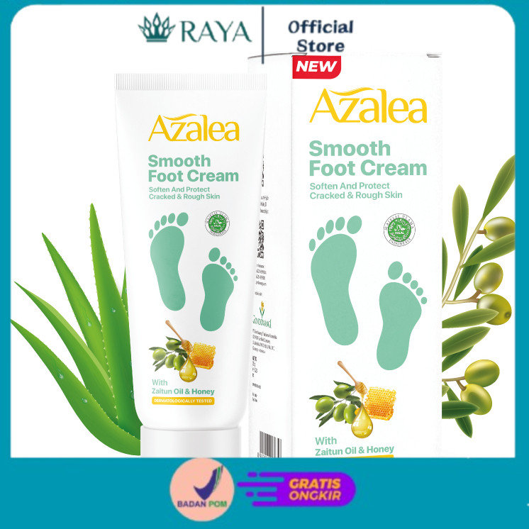 Jual RAYA AZALEA Smooth Foot Cream With Zaitun Oil 35g | Shopee Indonesia