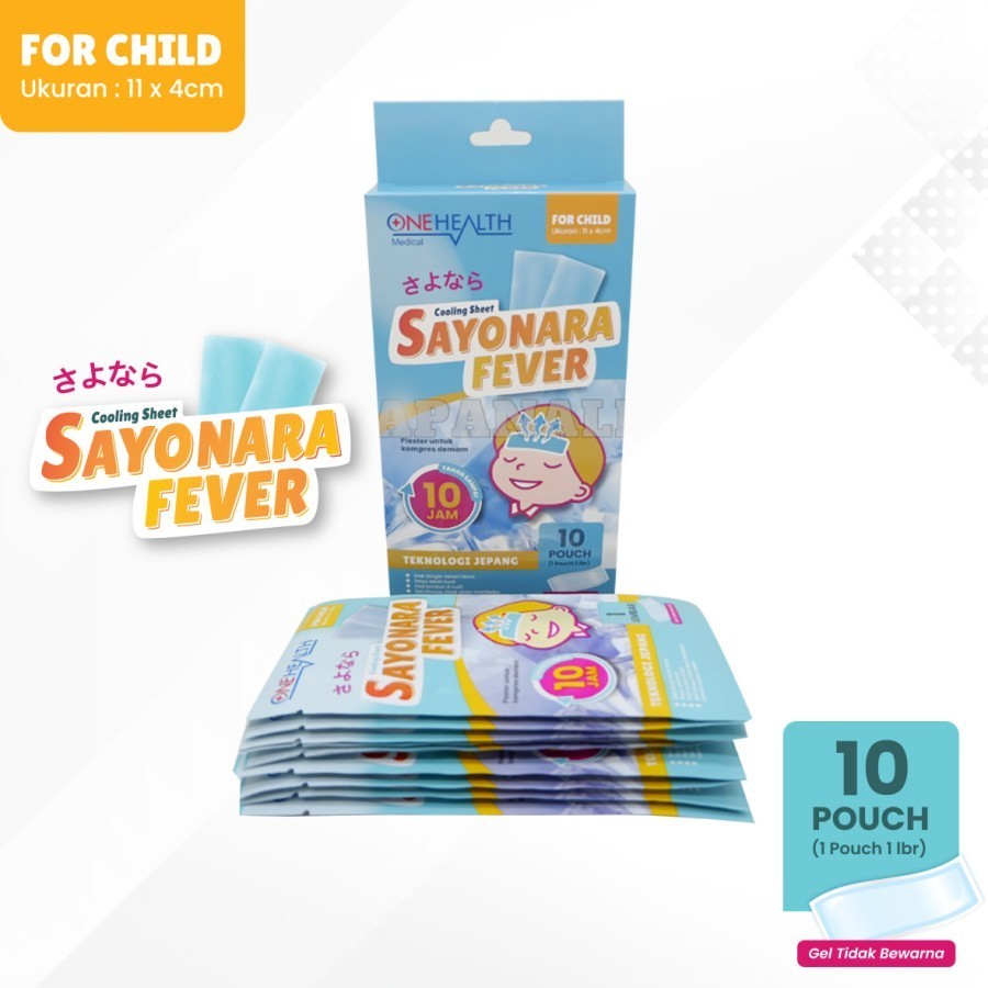 Jual Sayonara Fever Plester Demam Child Onehealth / Box | Shopee Indonesia