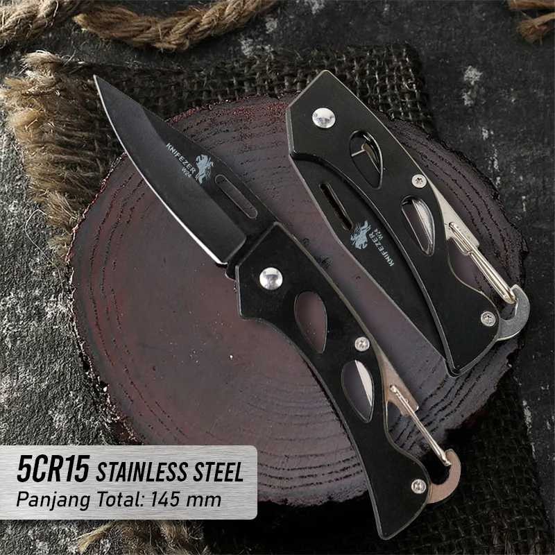Jual KNIFEZER Pisau Lipat Outdoor Pocket Knife Survival Tool - W24 ...