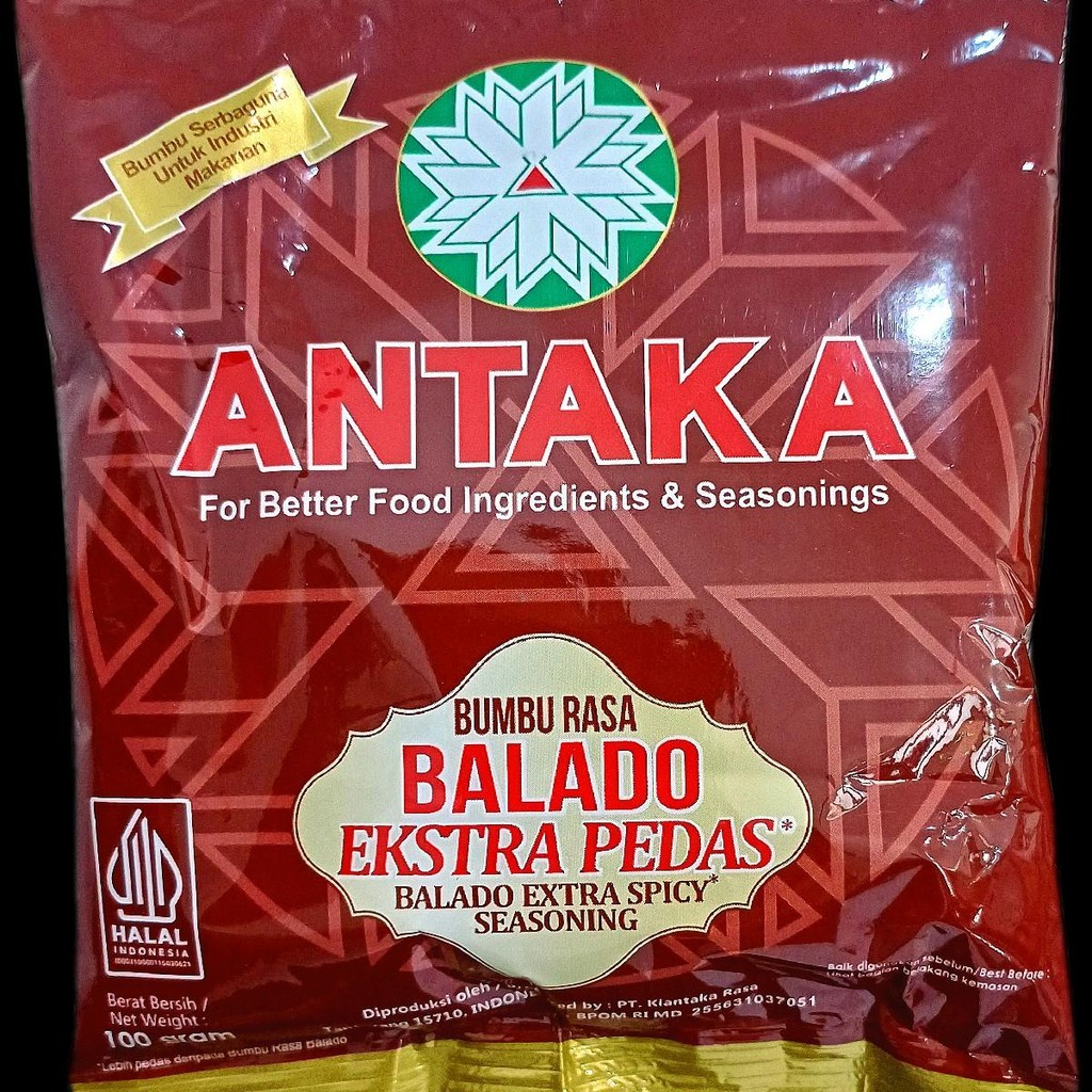 Jual Bumbu tabur Antaka rasa Balado Pedas Manis (100gr) Rasa Balado-nya ...