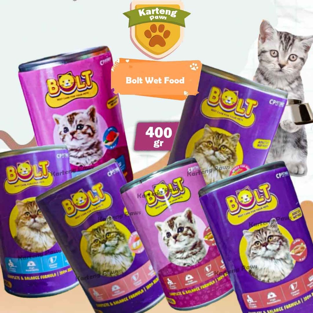Jual Bolt Wet Food 400gr Makanan Kucing Basah | Shopee Indonesia